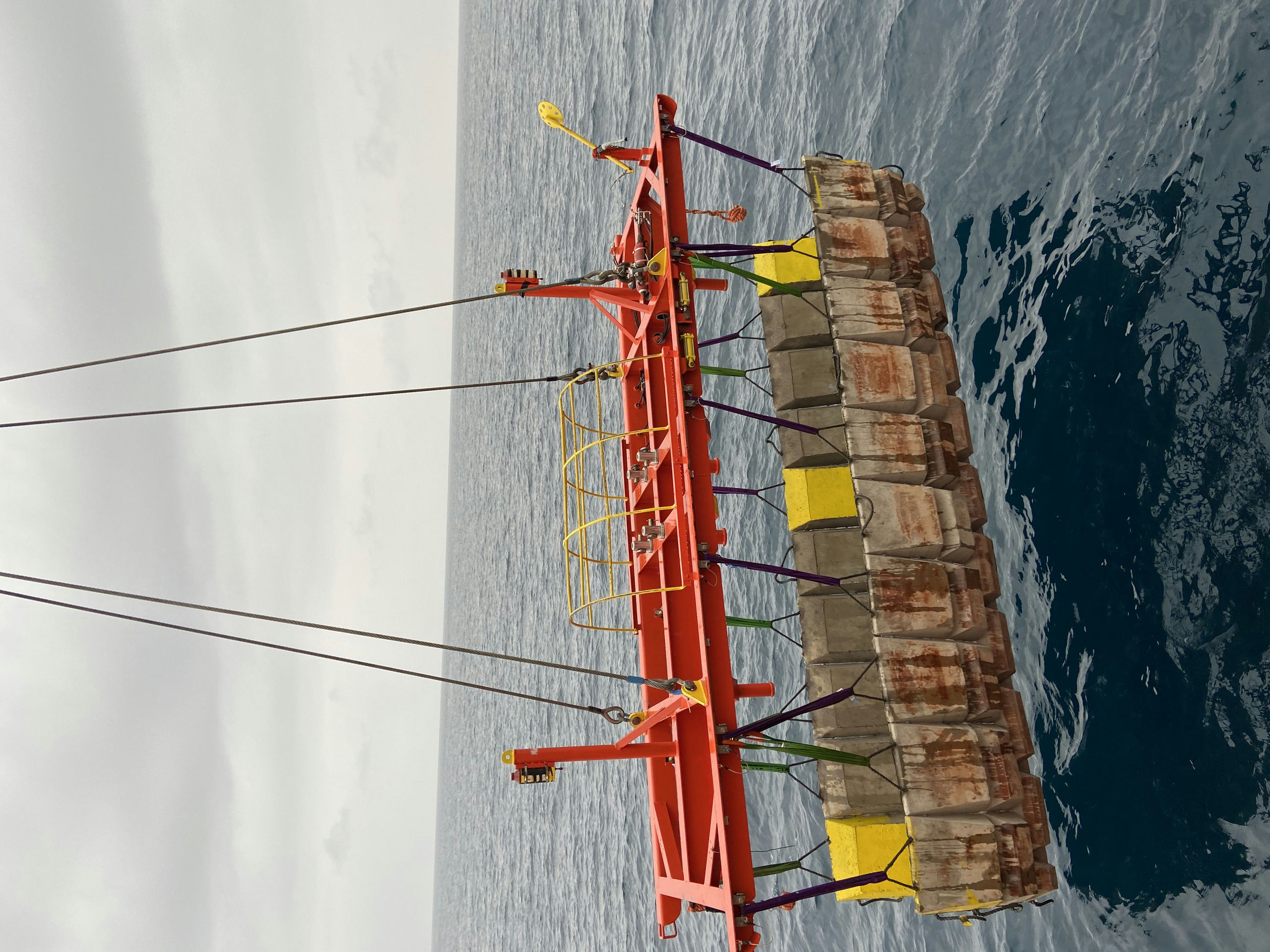 Capri-Torre Annunziata (Mediterranean Sea) Mattresses Installation ...